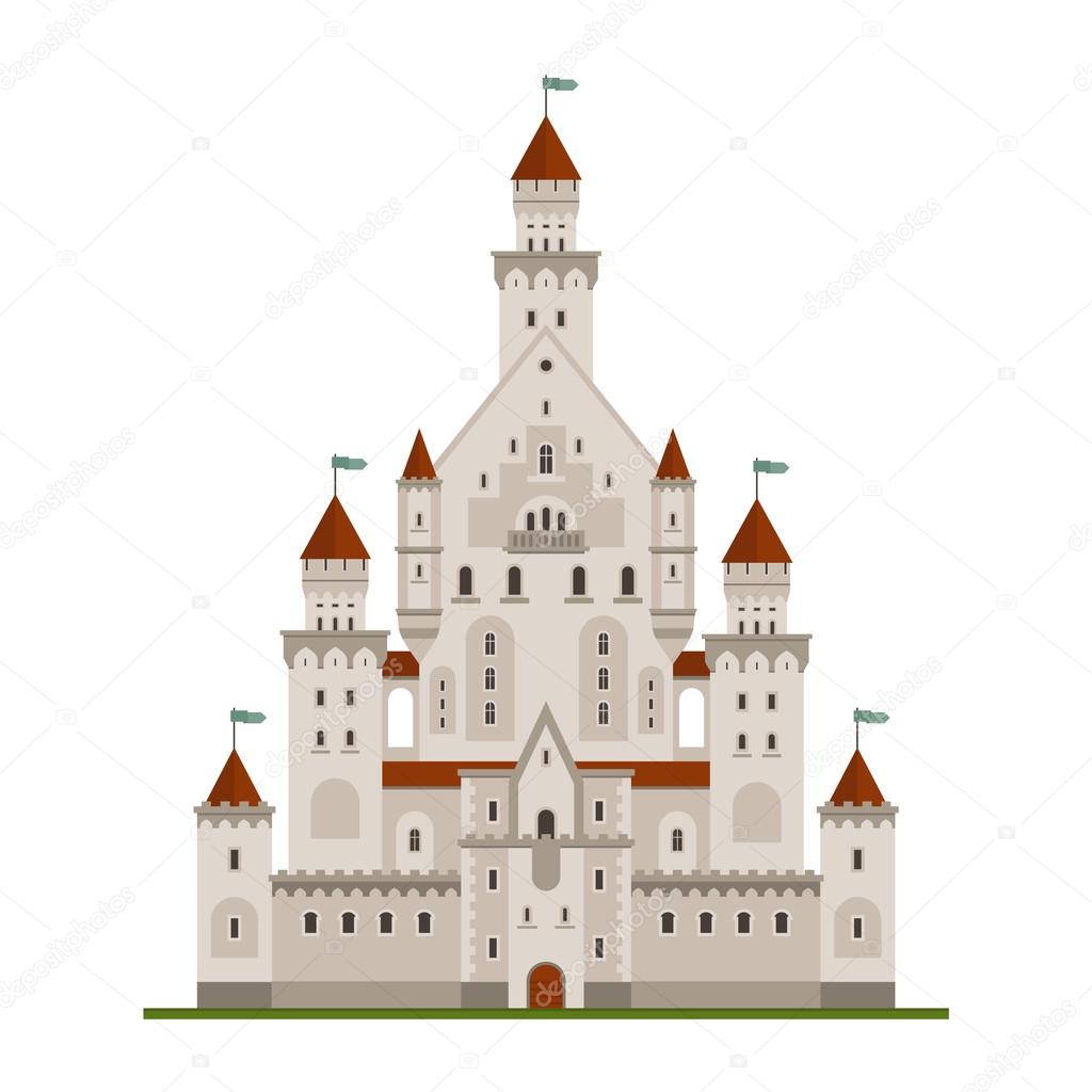 Medieval Castle Windows Clipart