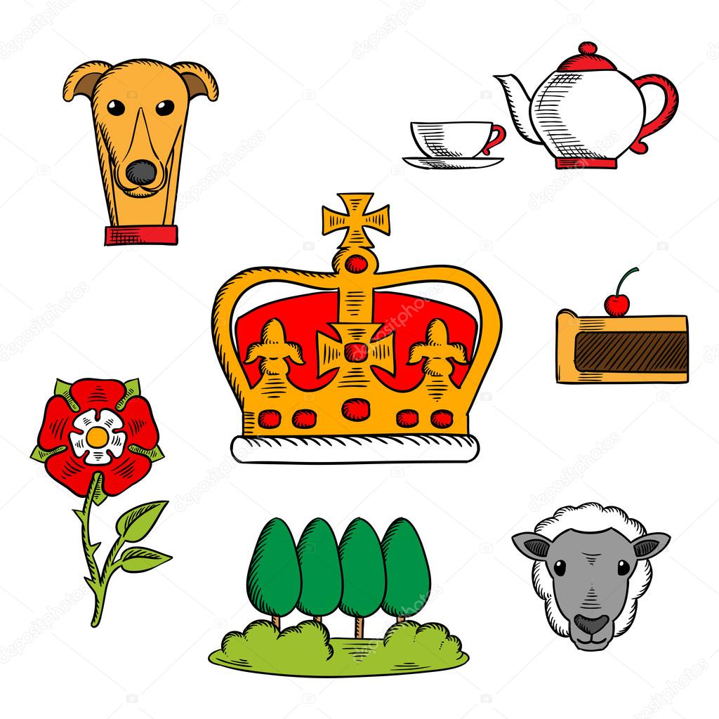 Traditional symbols of Great Britain Stock Vector Image by ©Seamartini ...