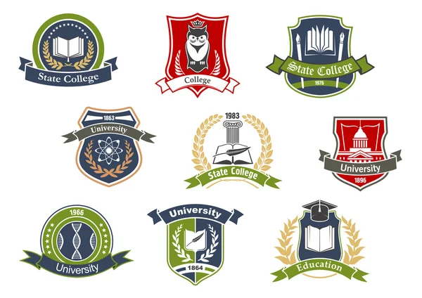 University crest Stock Vectors, Royalty Free University crest ...