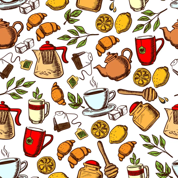 Tea time pattern Stock Vector Image by ©Nenilkime #10665763