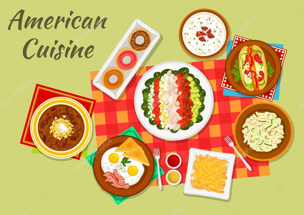 American Taco Salad Clip Art