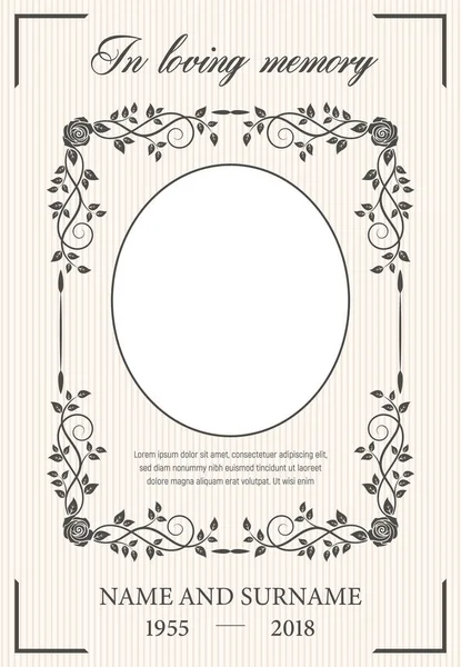 Funeral border Vector Images | Depositphotos