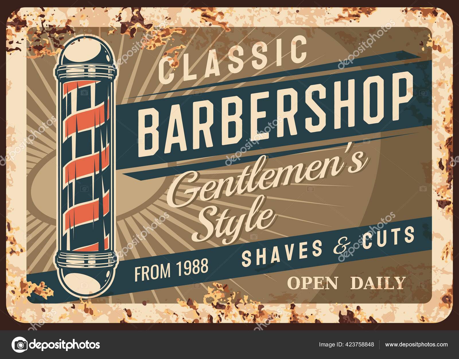 Vintage Barbershop Signs