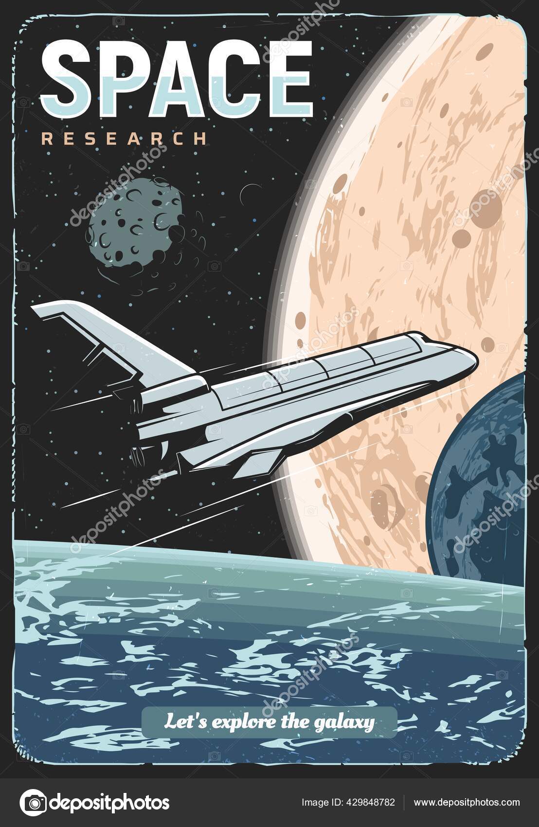 Retro Space Shuttle Posters