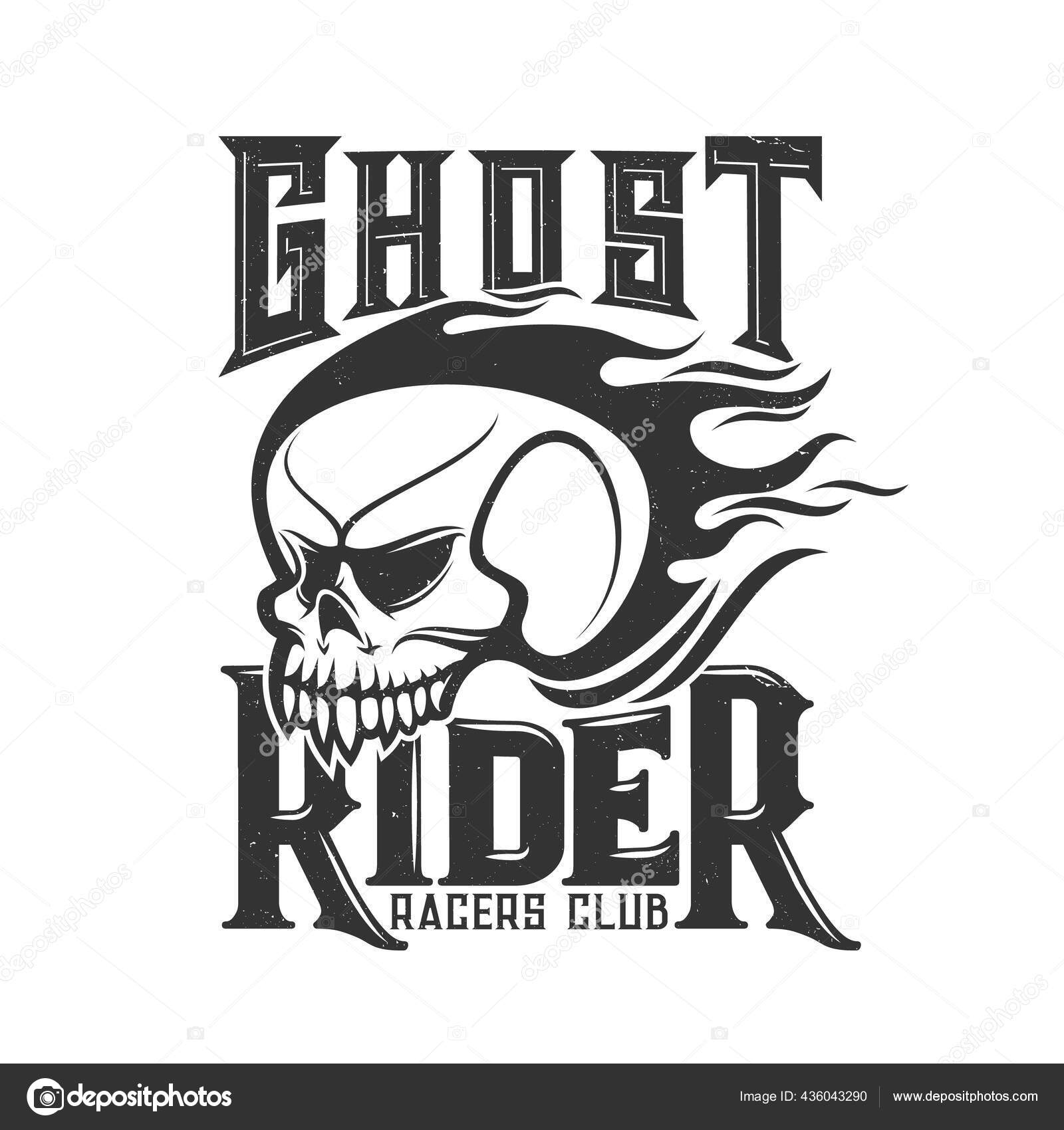 Ghost Rider Logo Vector
