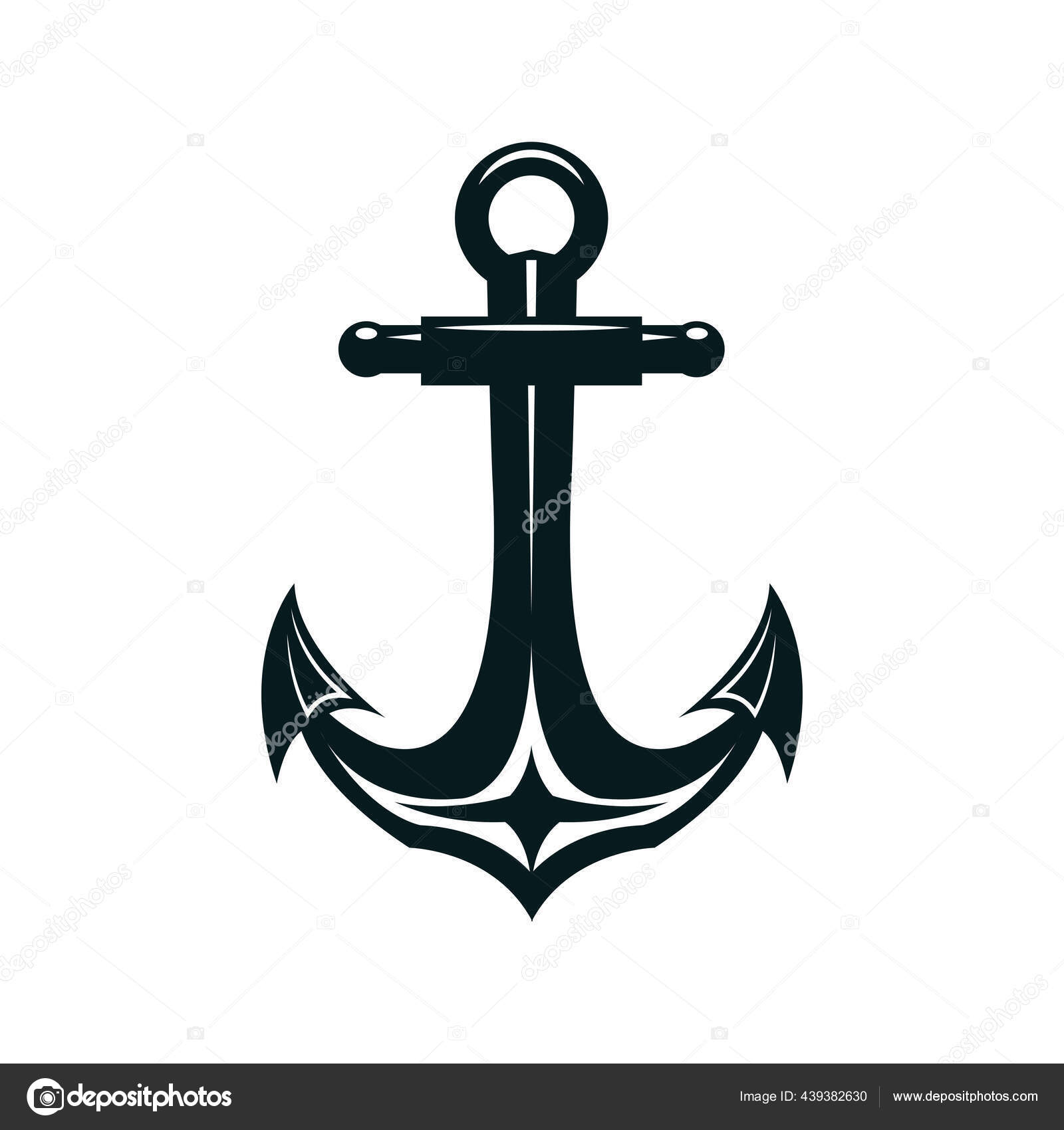 Dibujo De Ancla De La Marina