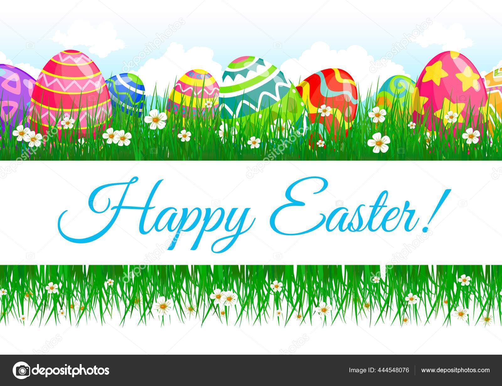 Happy Easter Border Clipart