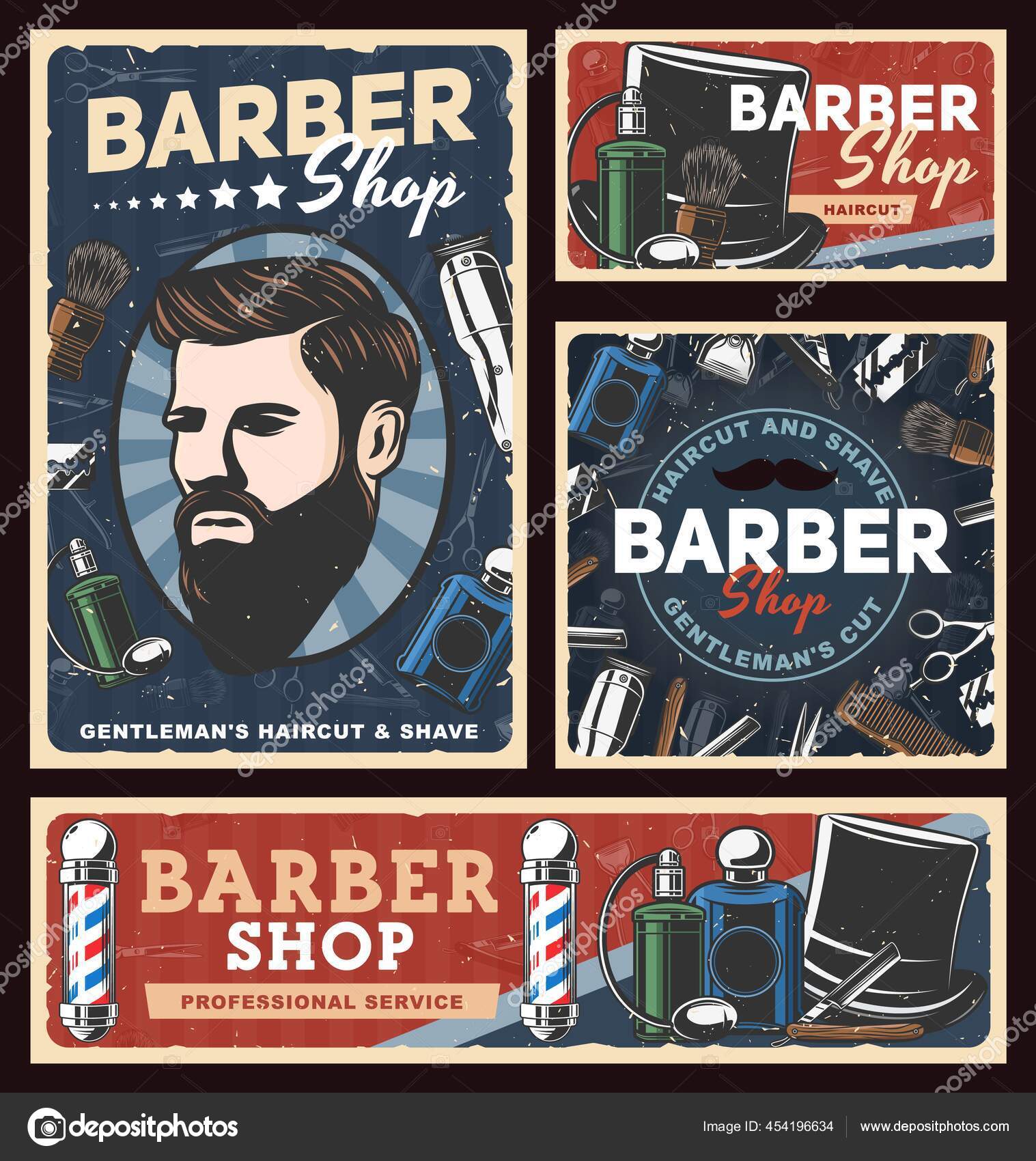 Barber Haircuts Poster