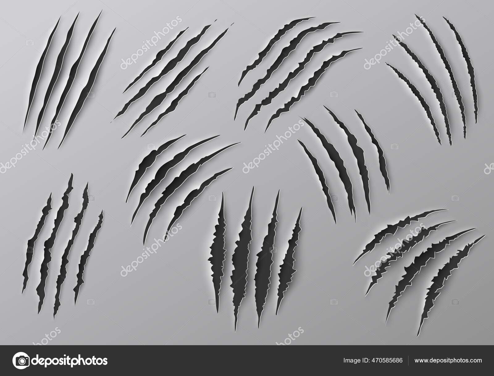 Traces De Griffures De Loup Garou