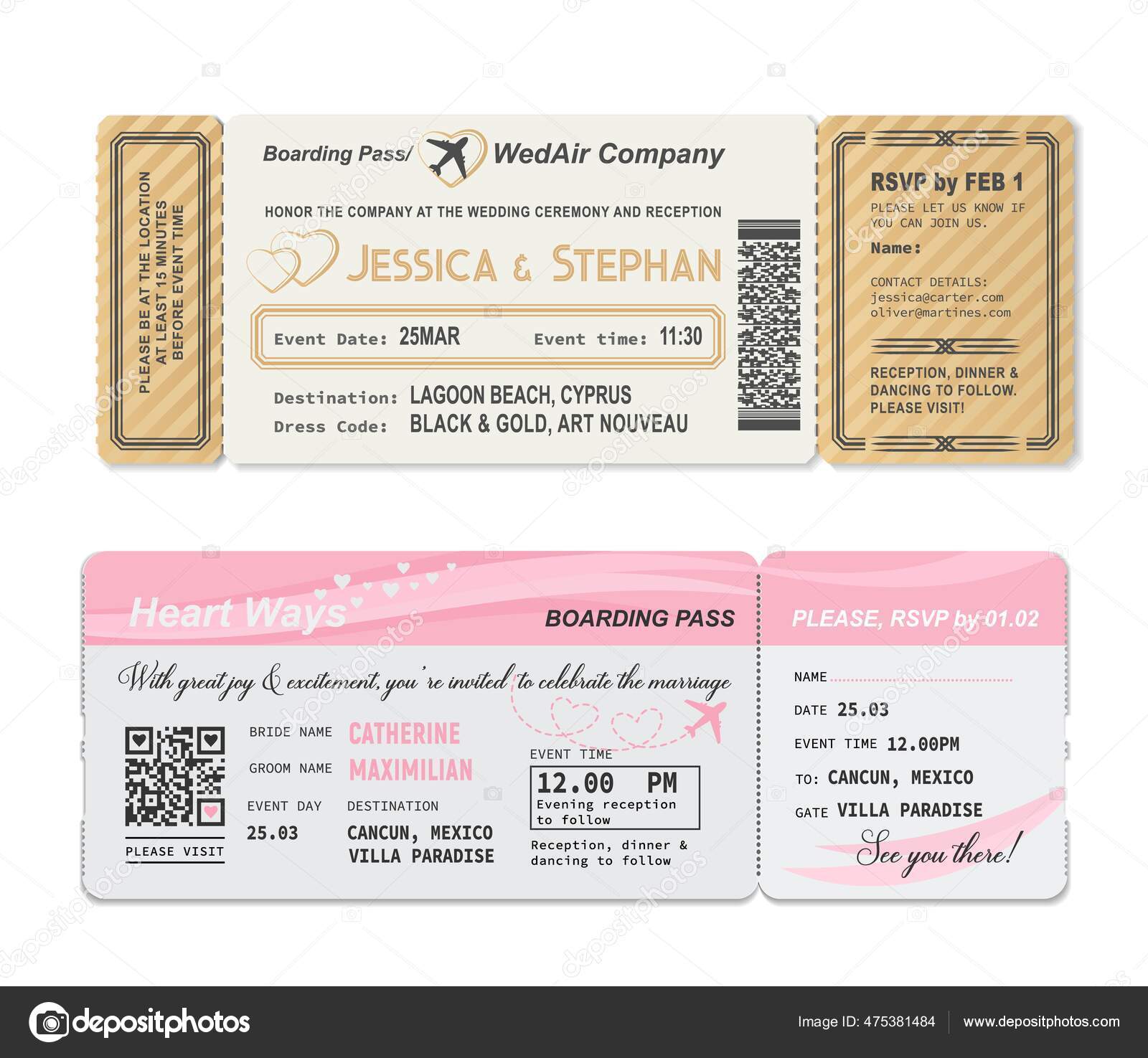 Modèle De Carte D'embarquement Pour Train Carte Embarquement Bateau