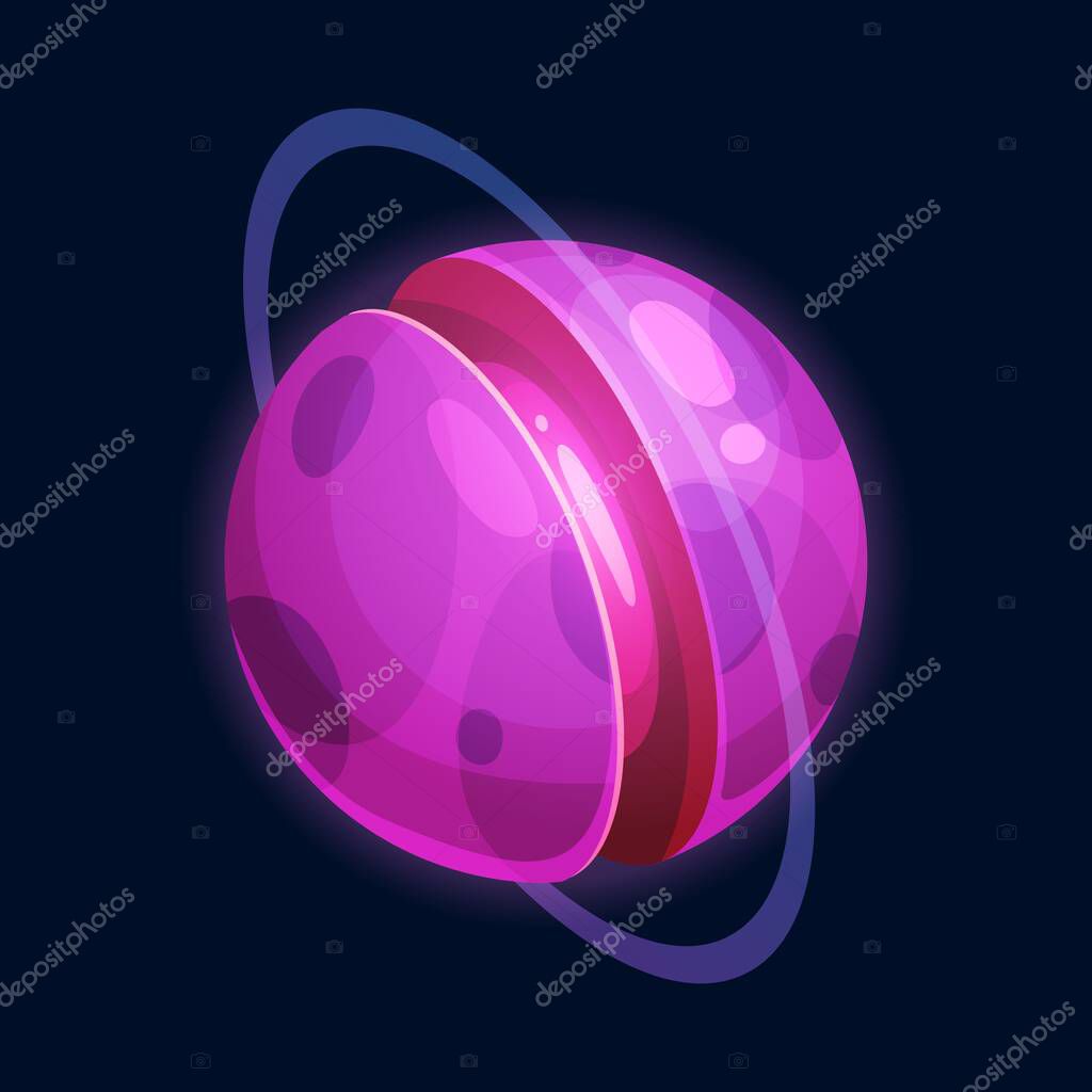 Fresco Planeta Morado