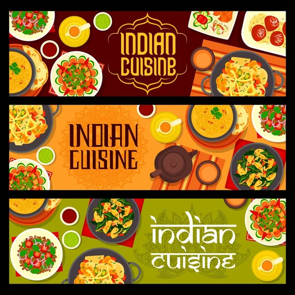 Indian cuisine vector icons and symbols Stock Vector by ©Seamartini ...