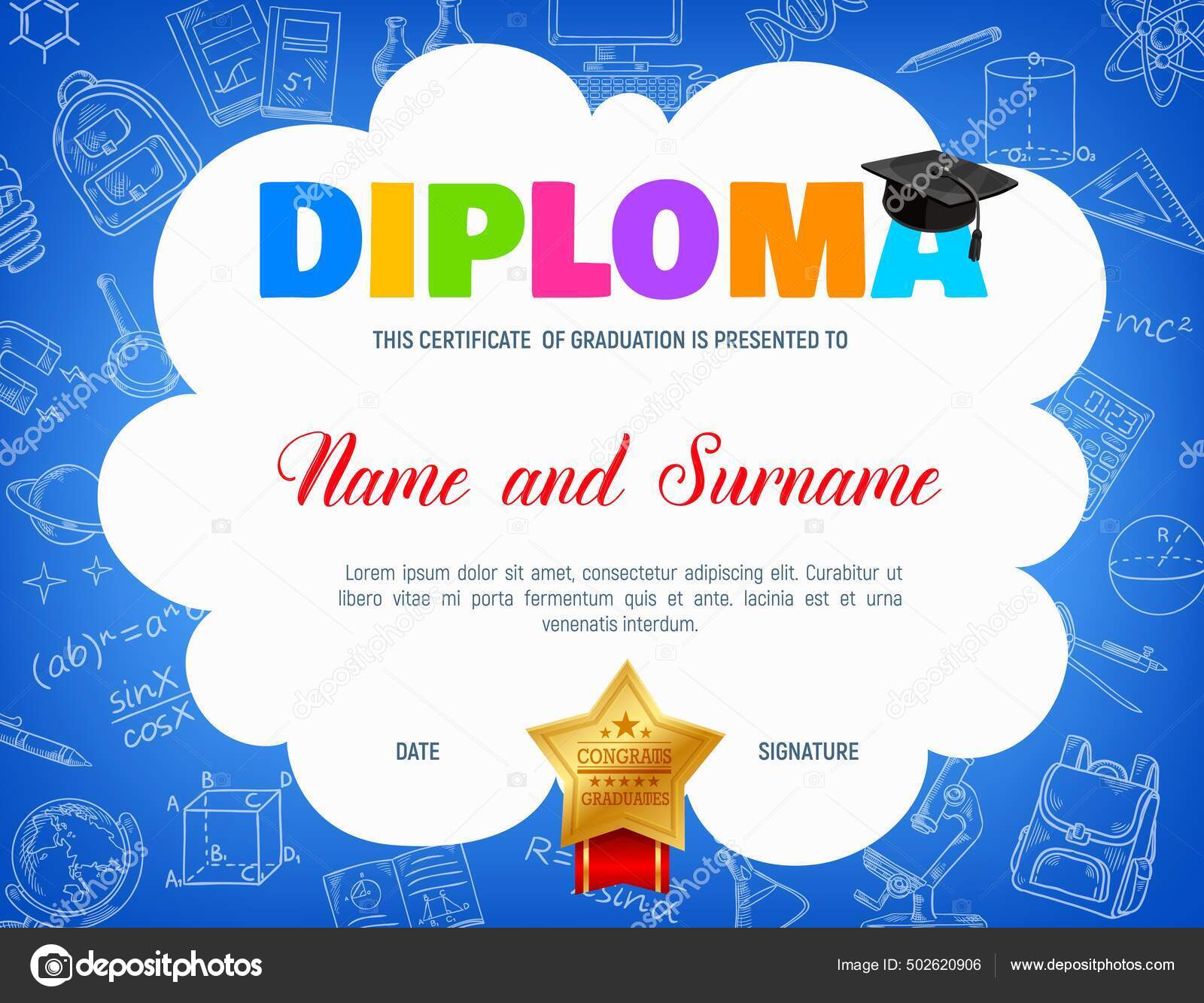 Plantillas De Certificado De Premio De Estudiante Del Año