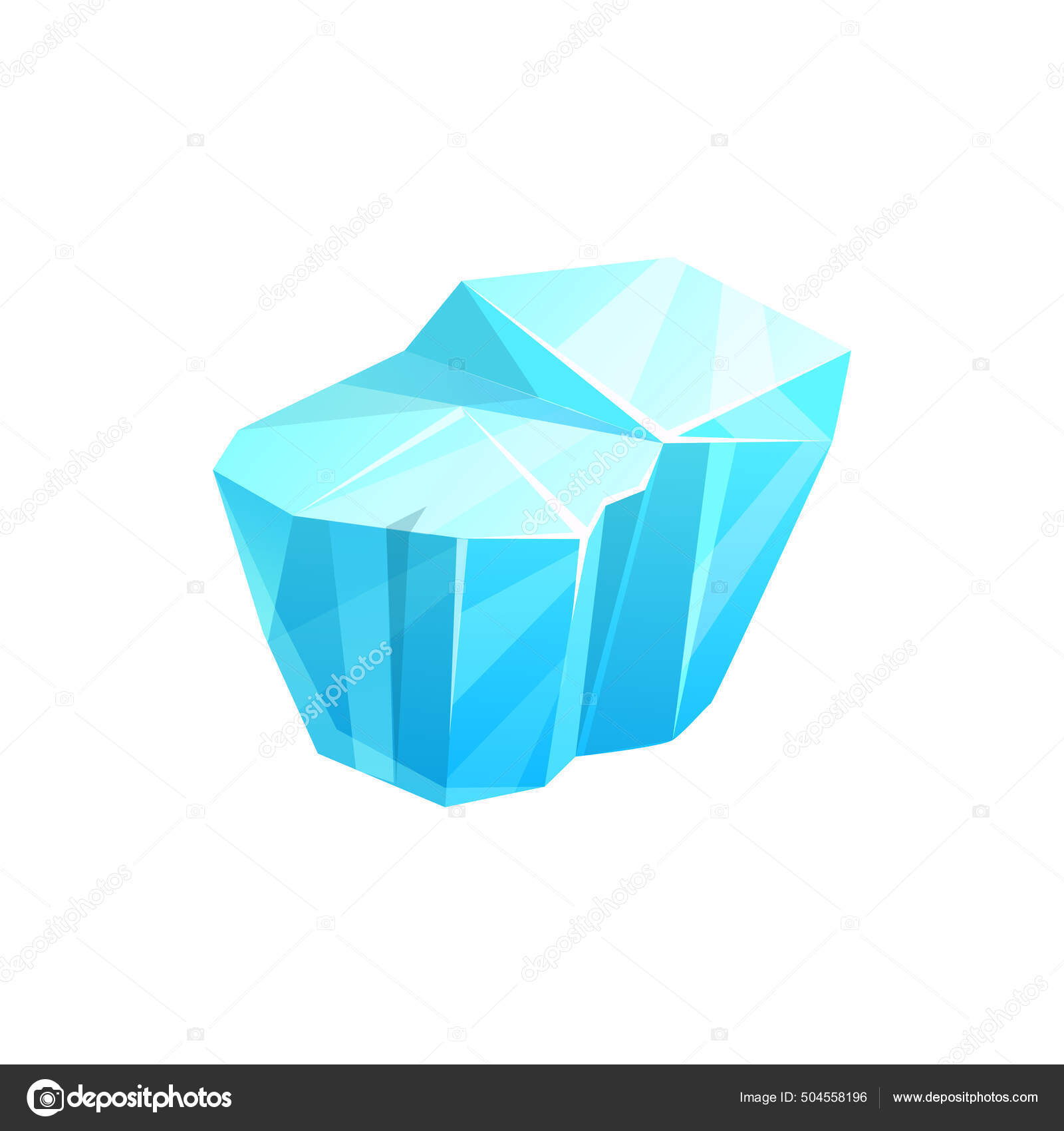 Ice Crystal Vector