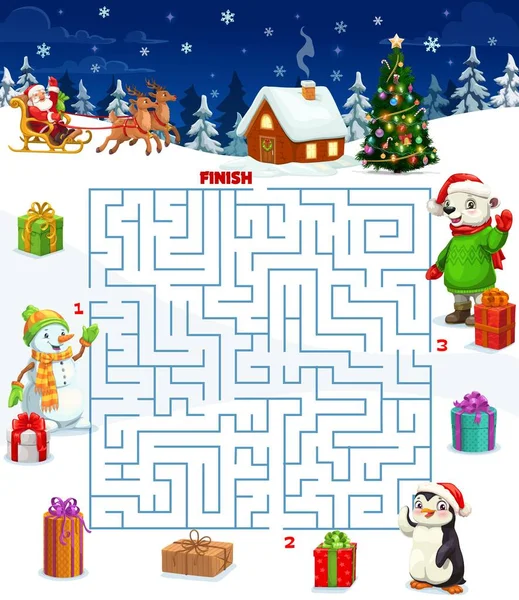 Christmas maze Stock Photos, Royalty Free Christmas maze Images ...
