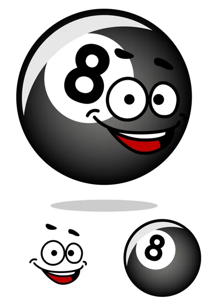 Pool eight ball character Vector Art Stock Images | Depositphotos