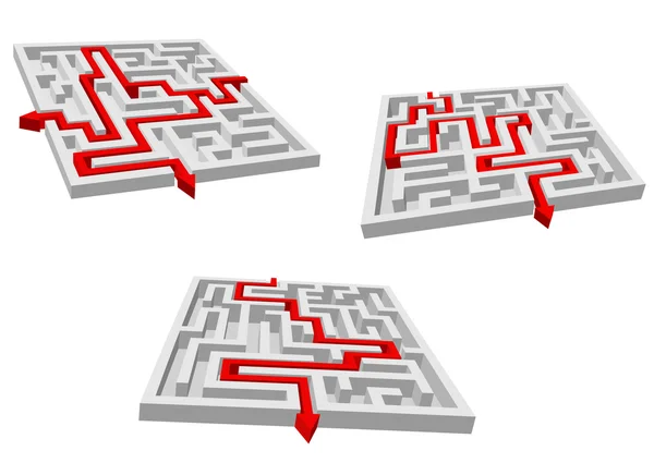 Line mazes Vector Art Stock Images | Depositphotos