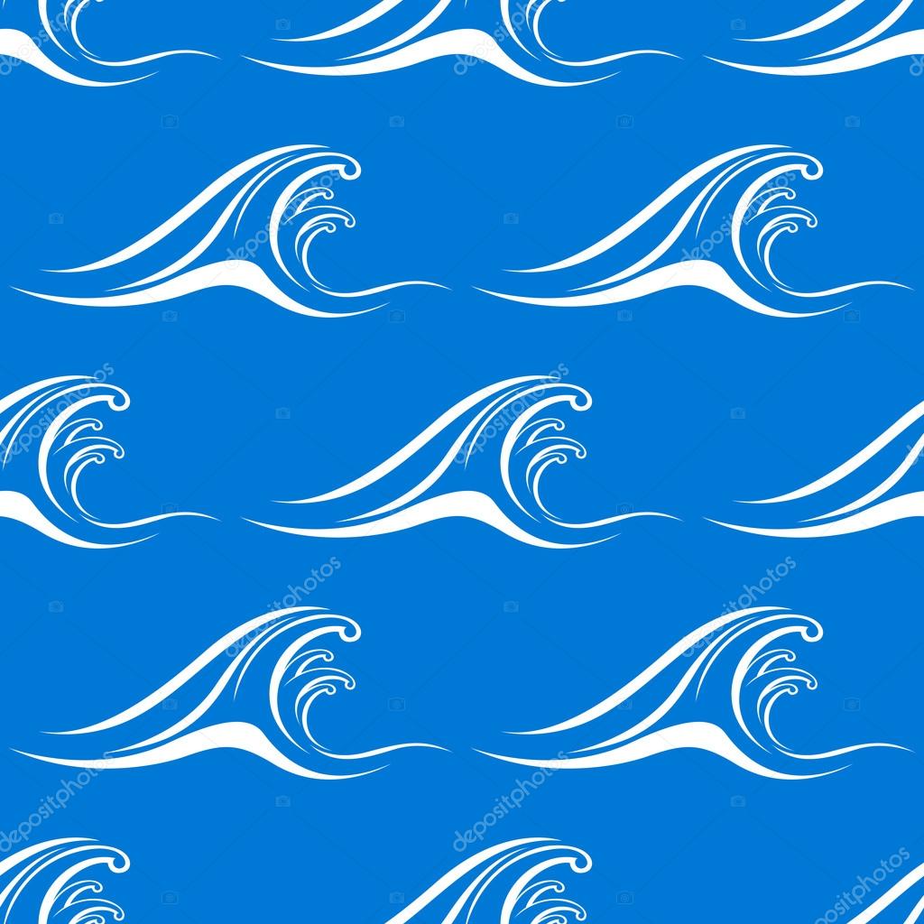 Ocean Waves Cartoon