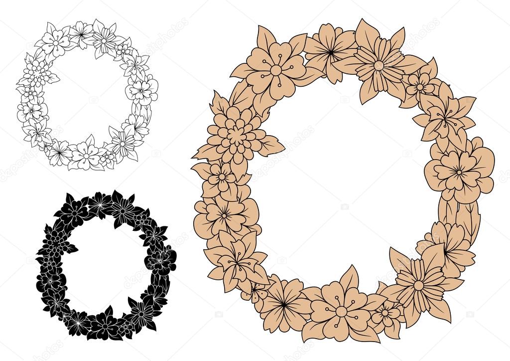 Letter O decorated by spring flowers Stock Vector Image by ©Seamartini ...