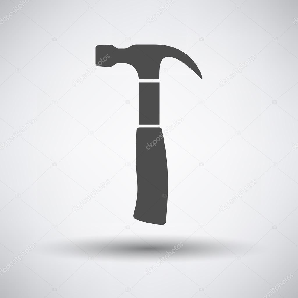 Grey Hammer icon Stock Vector by ©angelp 103240726