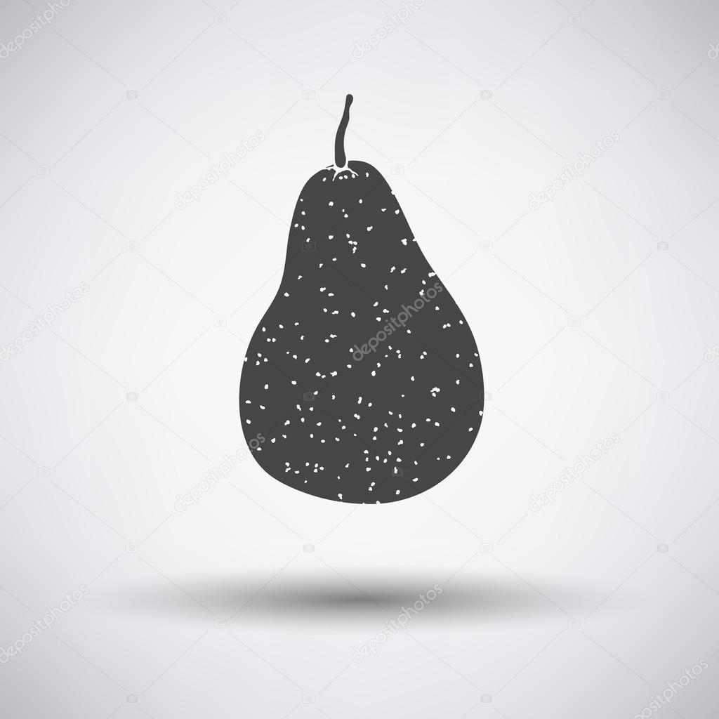 Pear icon with round shadow Stock Vector Image by ©angelp #110876846