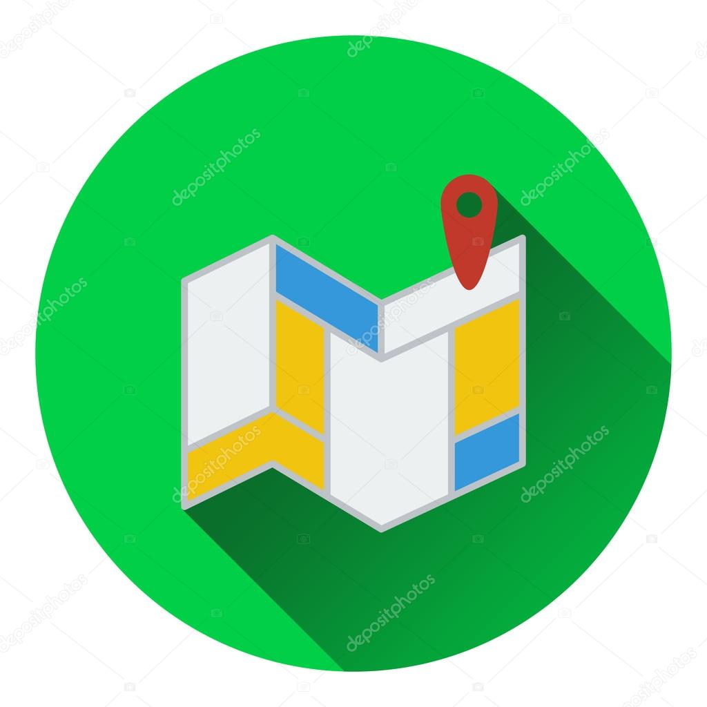 Navigation map icon Stock Vector Image by ©angelp #112262824
