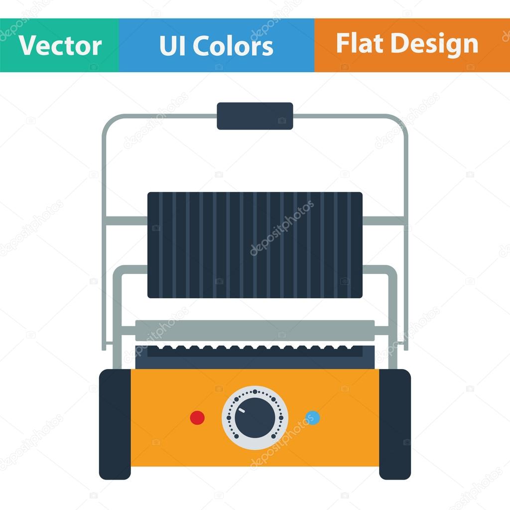 Kitchen electric grill icon Stock Vector Image by ©angelp #113308586