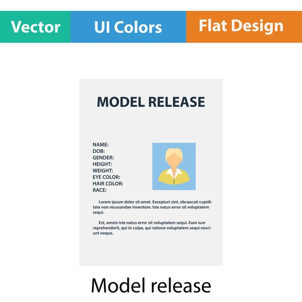 Model release Vector Art Stock Images | Depositphotos