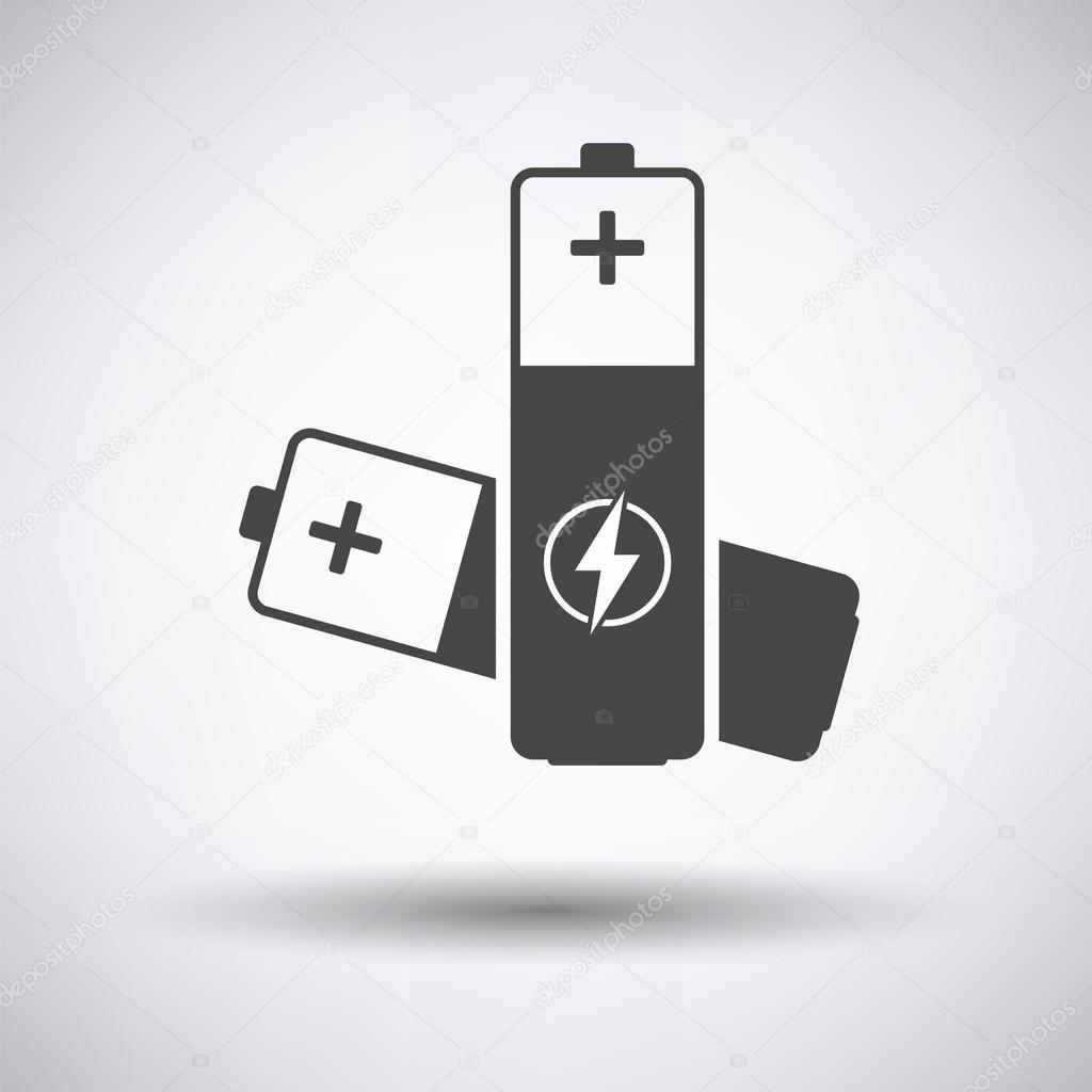 Electric batteries icon Stock Vector by ©angelp 114928892