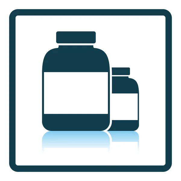 Pills container icon Stock Vector by ©angelp 128323000