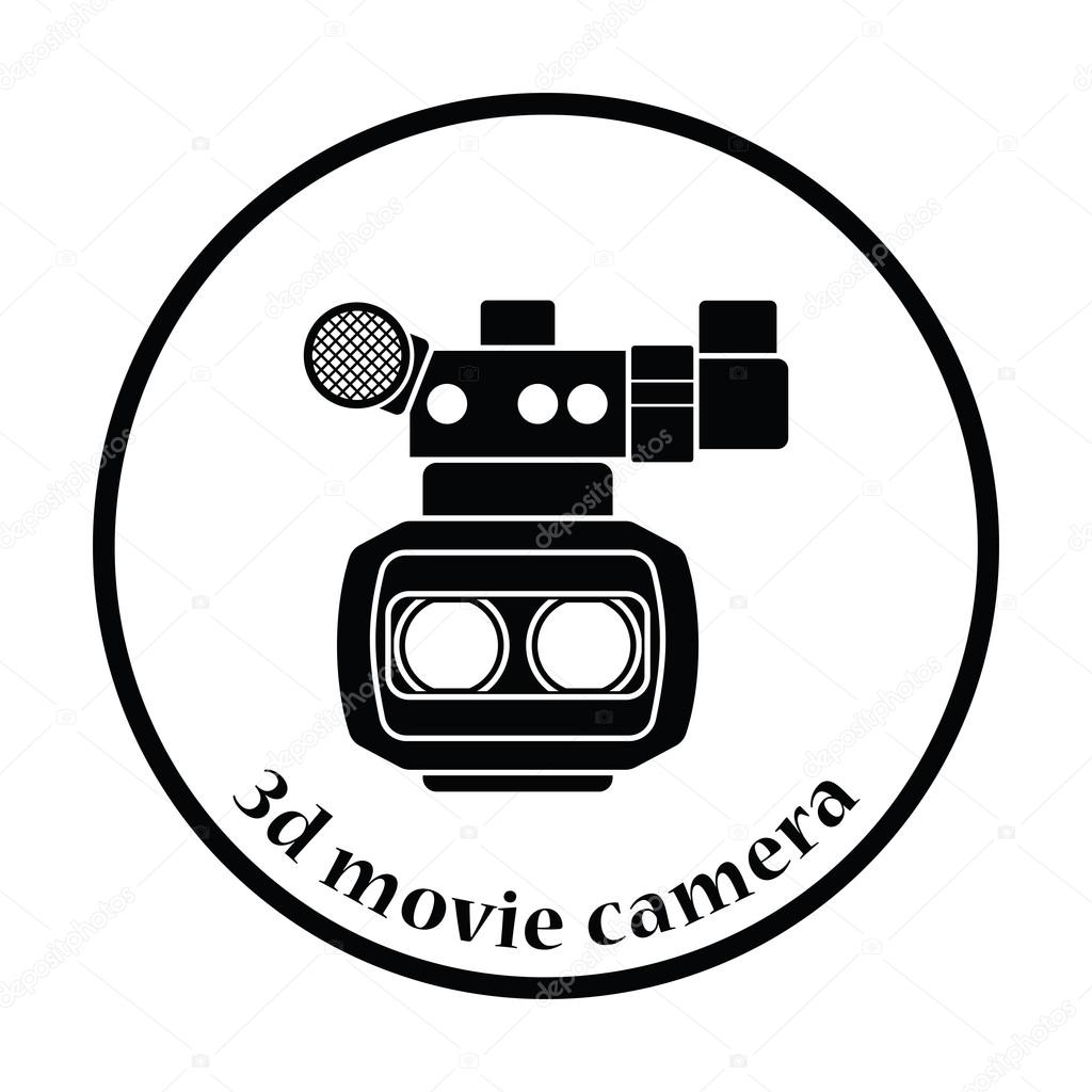 3d Movie Icon