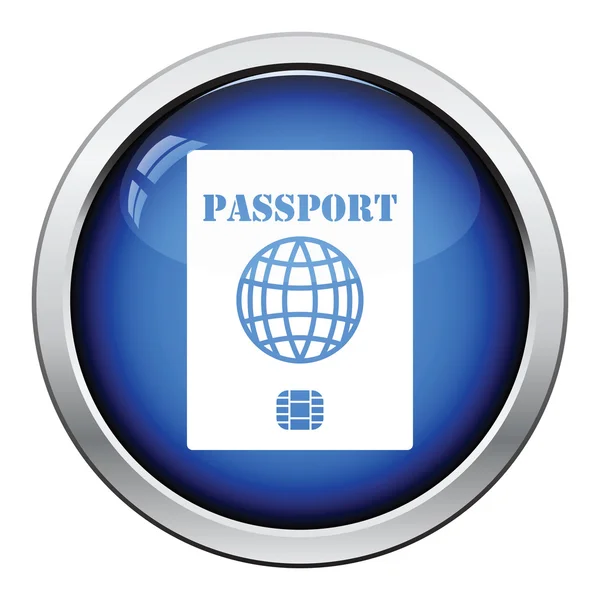 Passport with chip icon Stock Vector Image by ©angelp #124161088