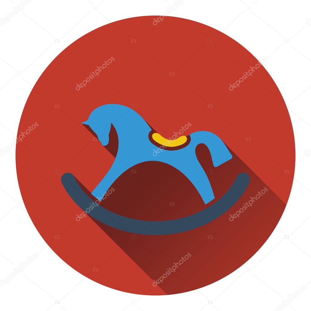 Rocking horse icon Stock Vector Image by ©angelp #115966366