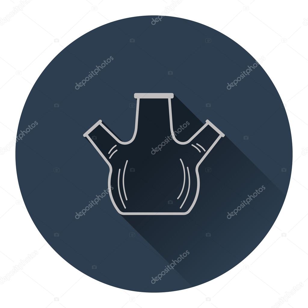 Chemistry round bottom flask Stock Vector Image by ©angelp #116309778