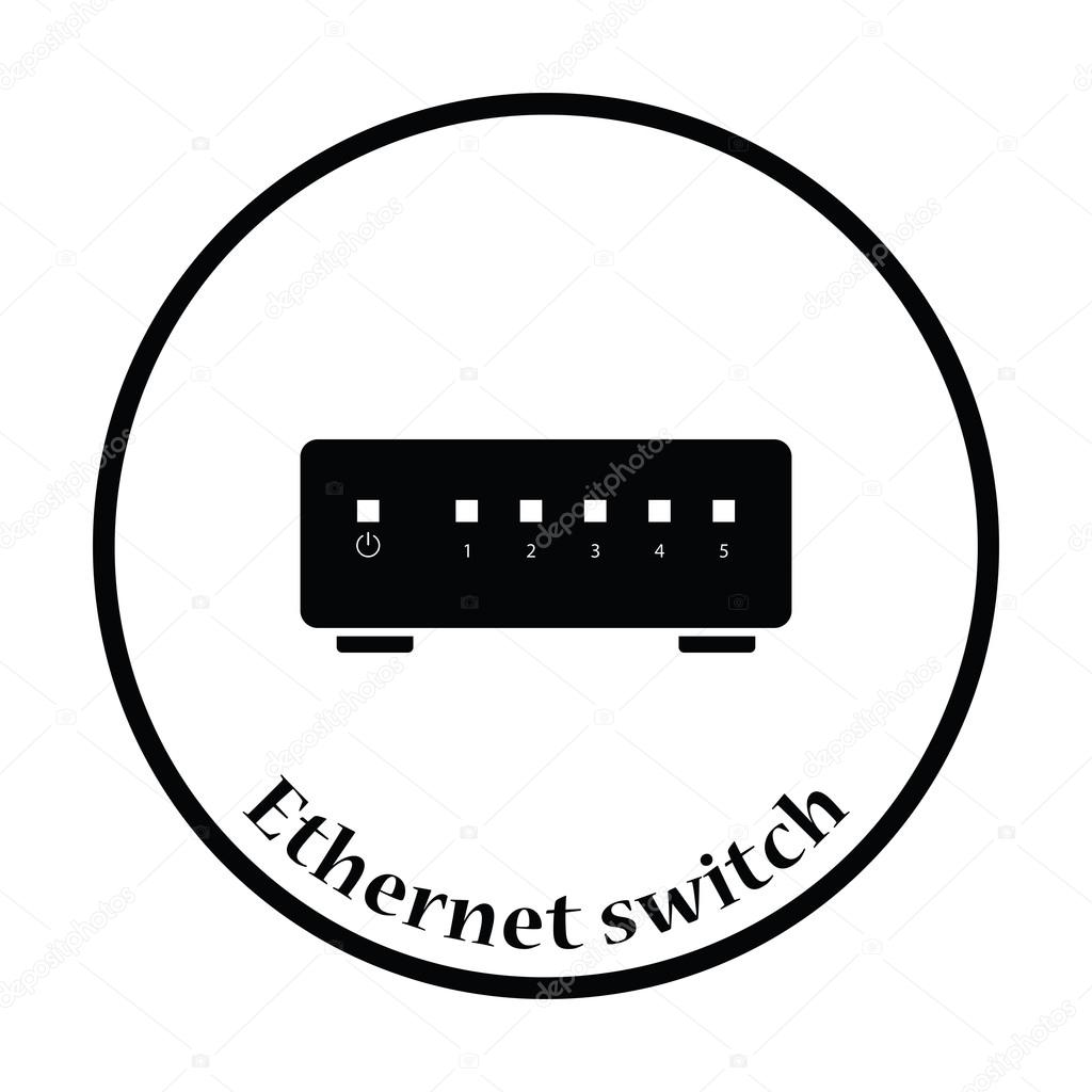 Ethernet switch icon illustration Stock Vector Image by ©angelp #116679862