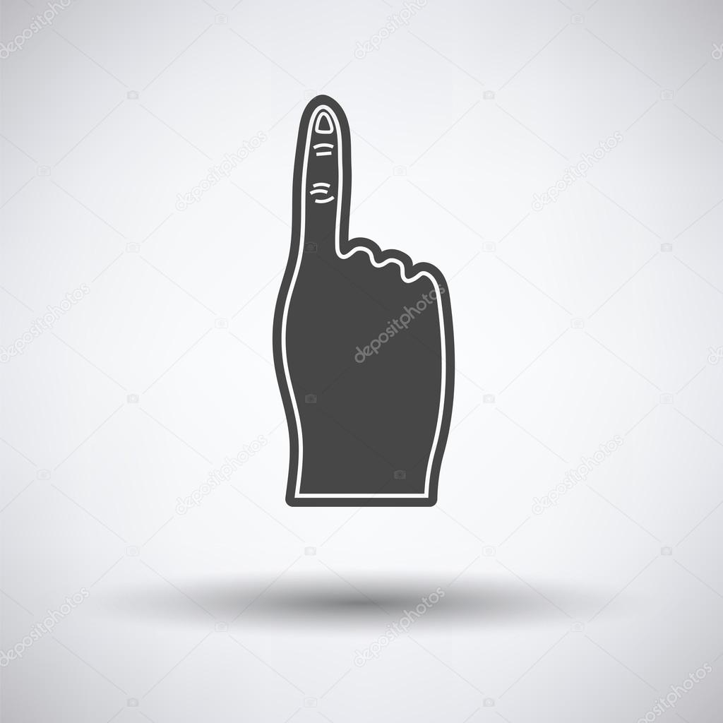 Fans foam finger icon Stock Vector Image by ©angelp #116680000
