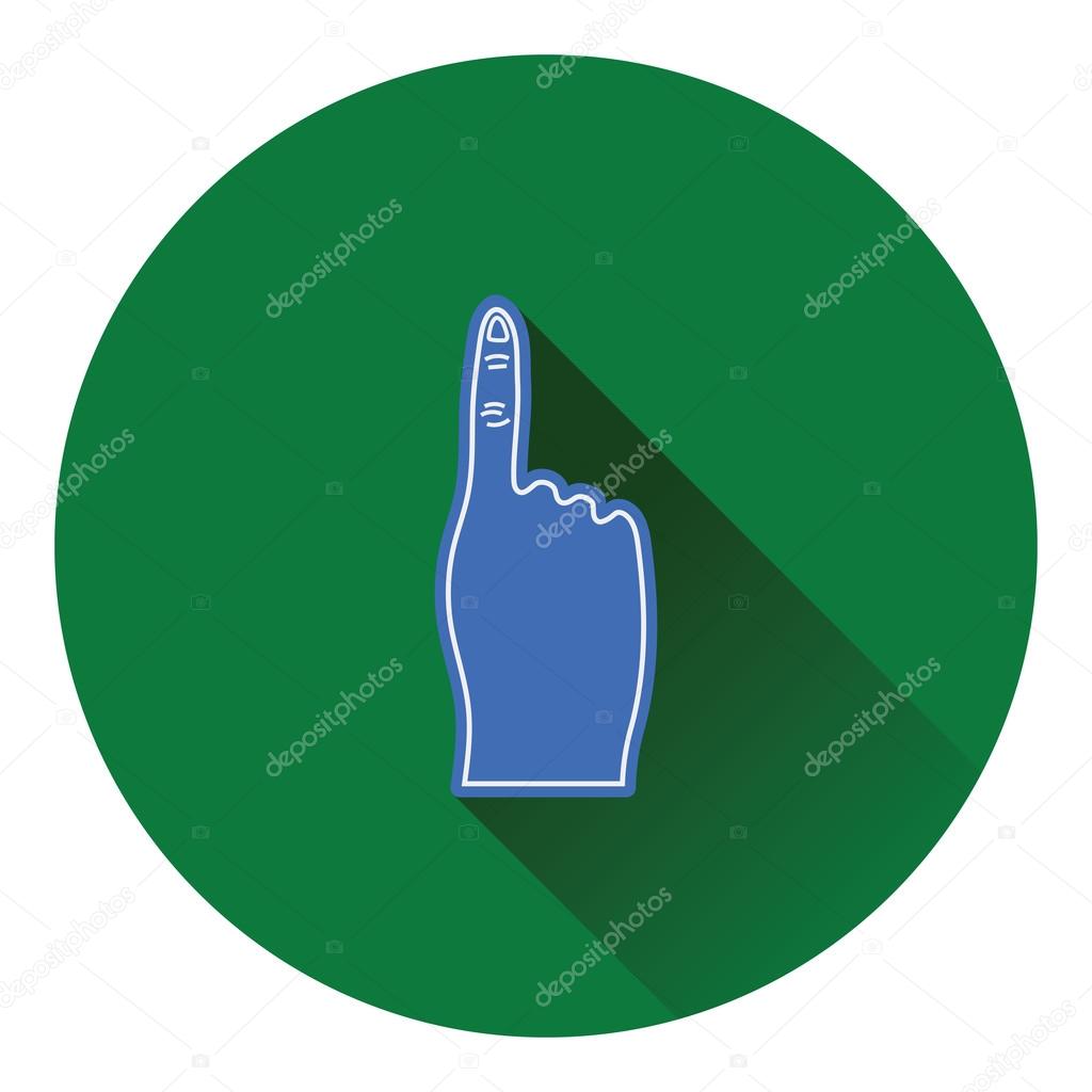 Fans foam finger icon Stock Vector Image by ©angelp #116958440