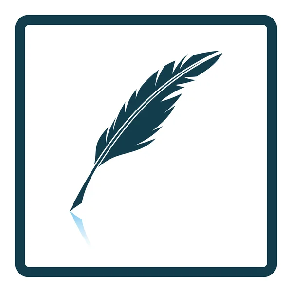 Writing feather icon — Stock Vector © angelp #128498058