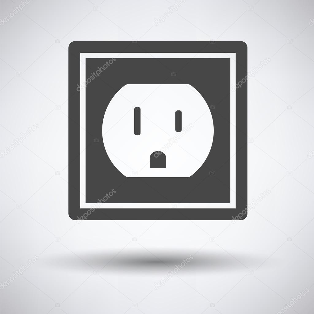 Electric outlet icon Stock Vector by ©angelp 117633274