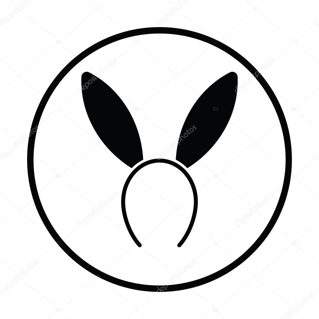 Sexy Bunny Ears Icon Stock Vector Image By ©angelp 119164994
