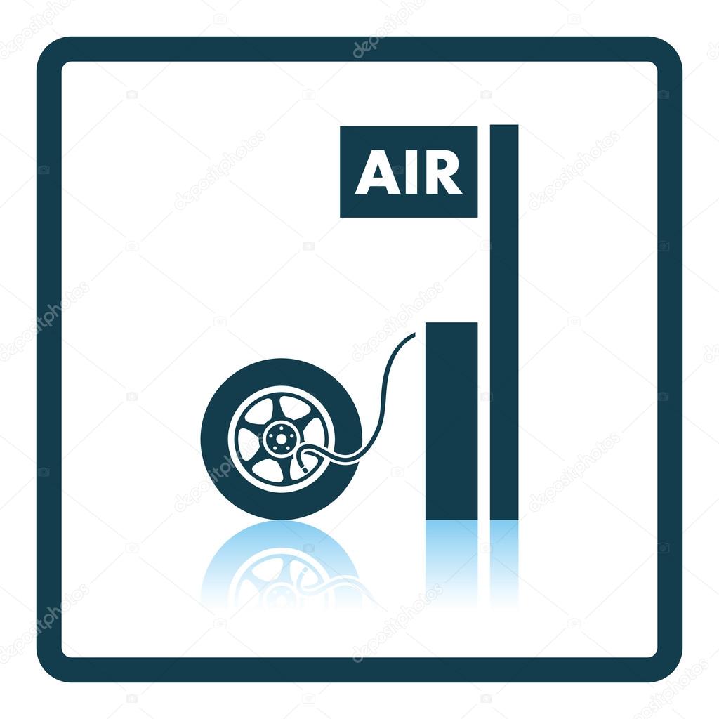 Wheels pump station flat icon Stock Vector Image by ©angelp #120212970