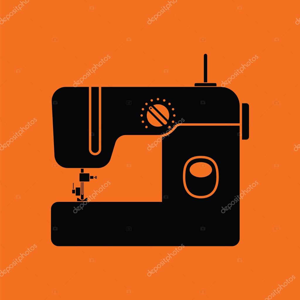 Modern sewing machine icon Stock Vector by ©angelp 124447272