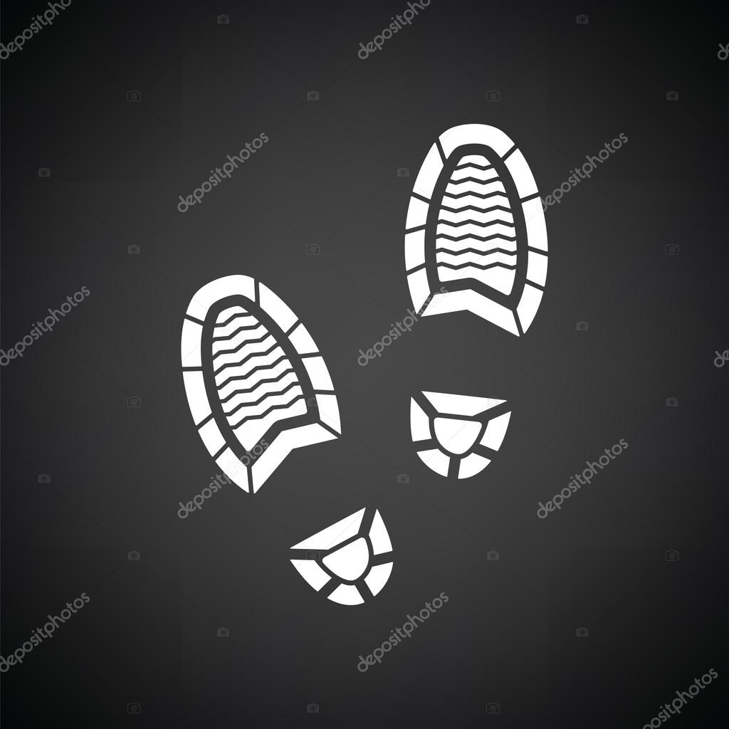 Man footprint icon Stock Vector Image by ©angelp #124946740