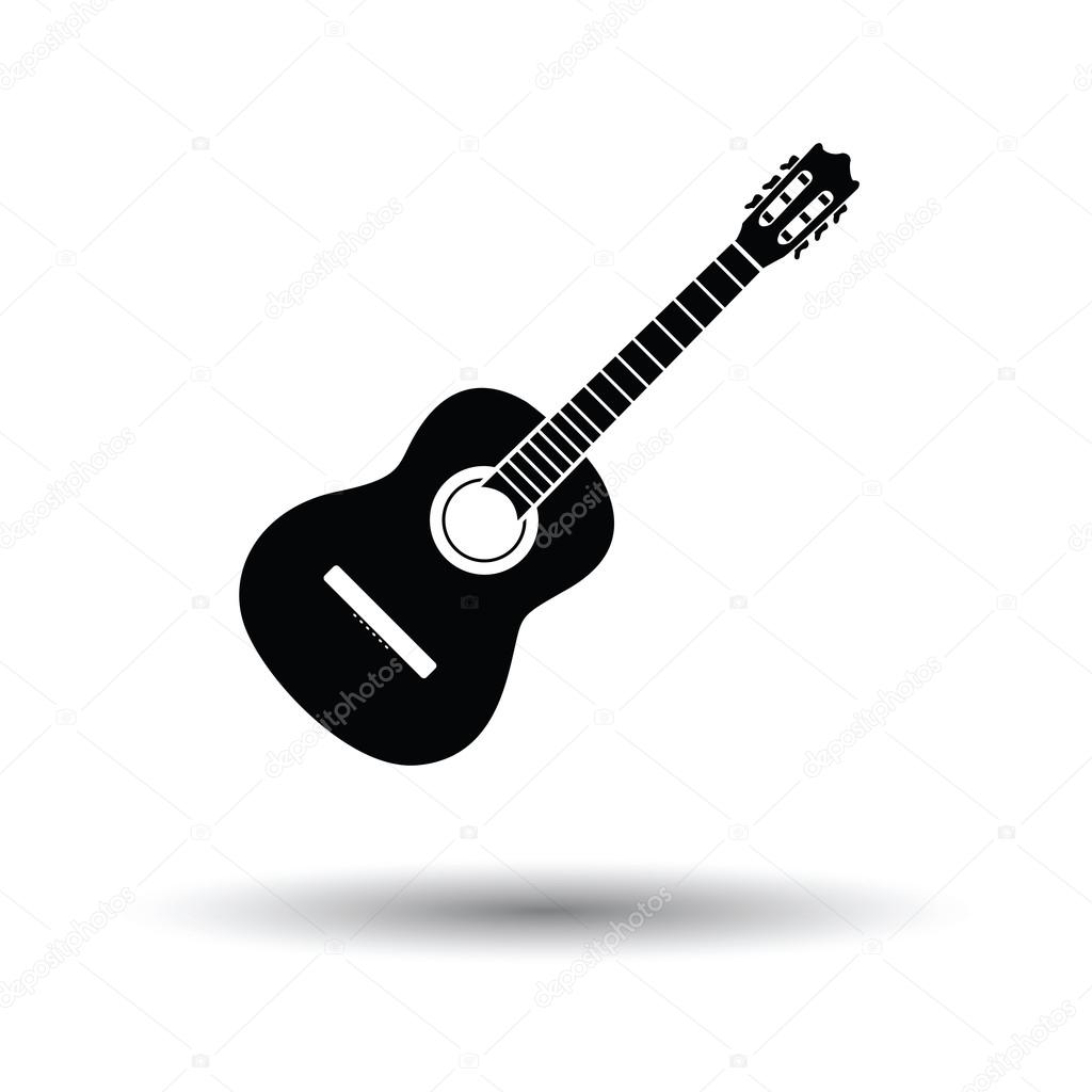 Acoustic guitar icon Stock Vector Image by ©angelp #125309506