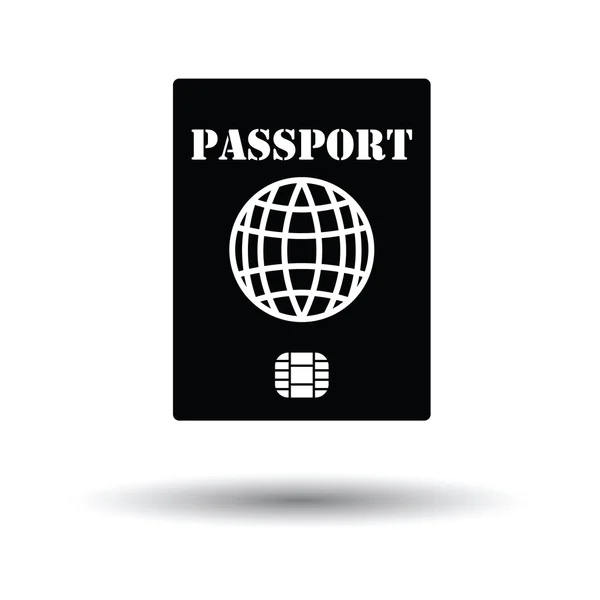 Passport with chip icon Stock Vector Image by ©angelp #124161088