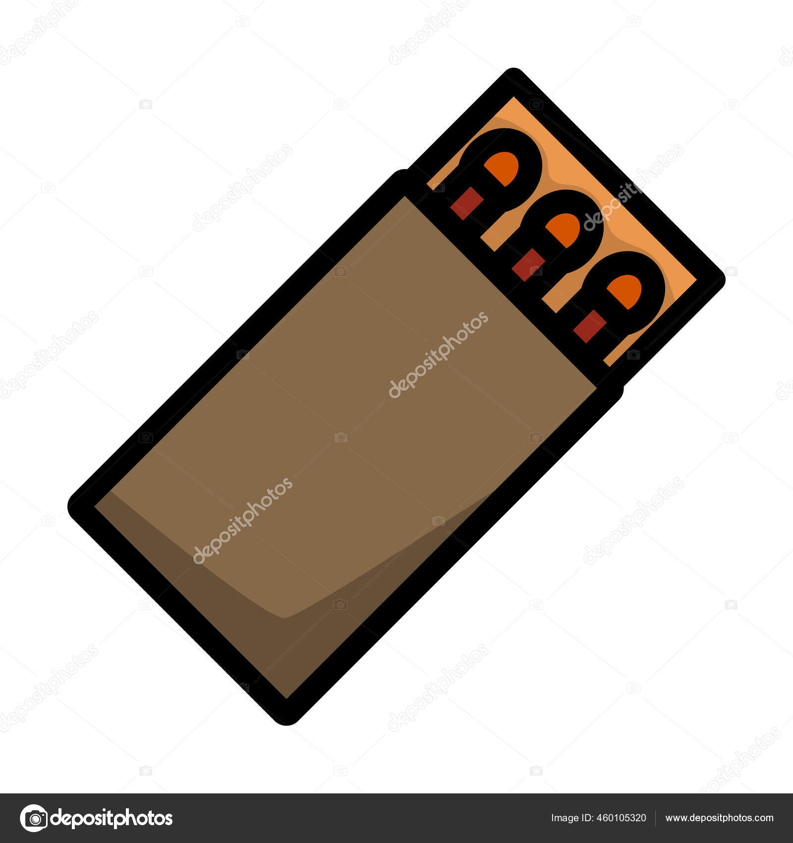 Icon Match Box Editable Bold Outline Color Fill Design Vector Stock ...