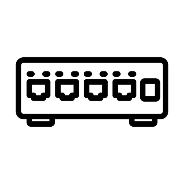 Ethernet Switch Icon Editable Bold Outline Color Fill Design Vector ...