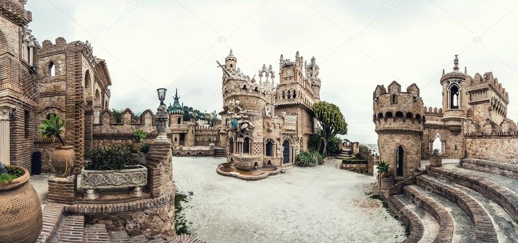 Panoramic view of Colomares Castle — Stock Photo © amoklv #76104027