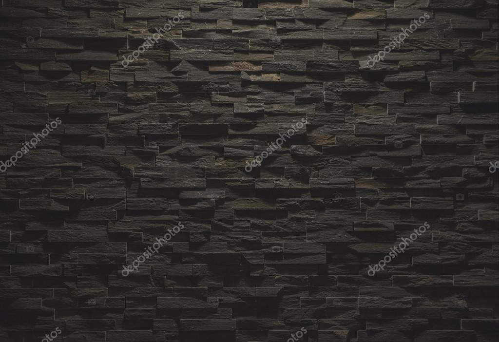 Textura pared de piedra negra: fotografía de stock © amoklv #81794110 ...