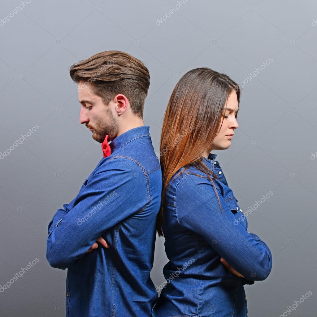 Angry couple turning their back on each other Stock Photo by ©Alexis84 ...